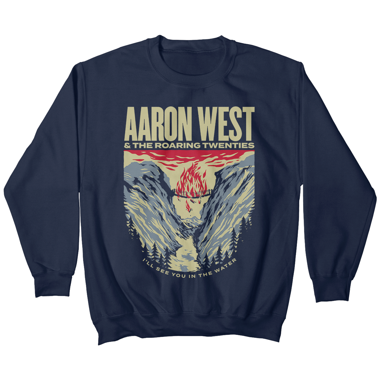 Aaron West and The Roaring Twenties "Burning Bridge" Crewneck ...