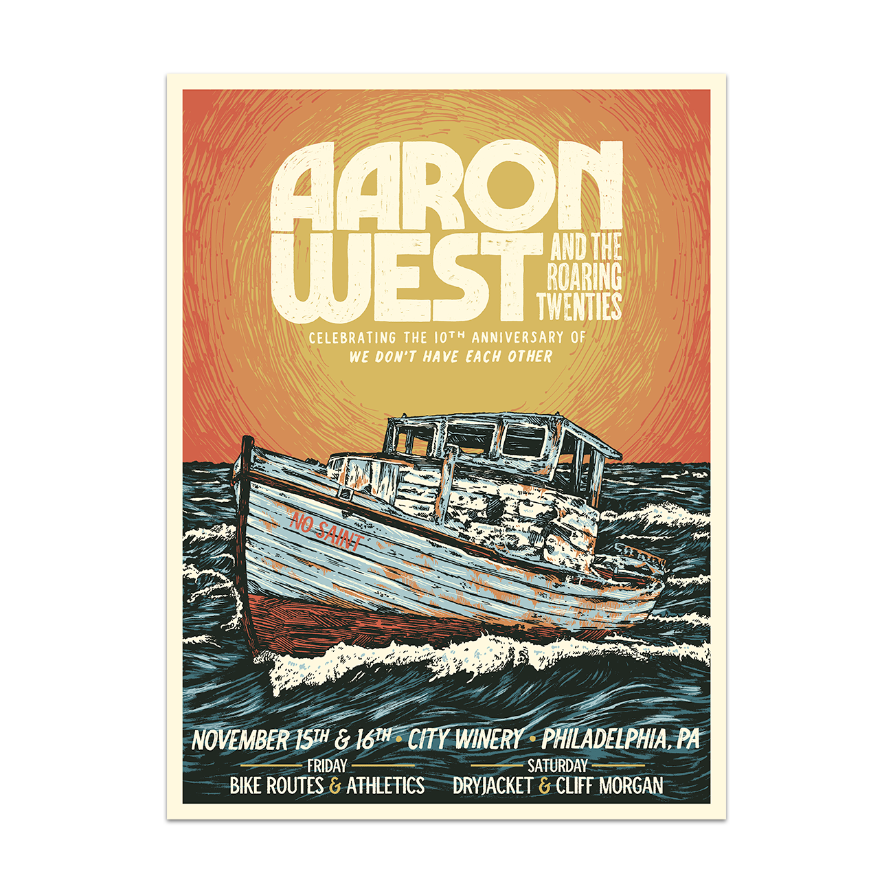 Aaron West and The Roaring Twenties "WDHEO Boat" Poster – Loneliest ...
